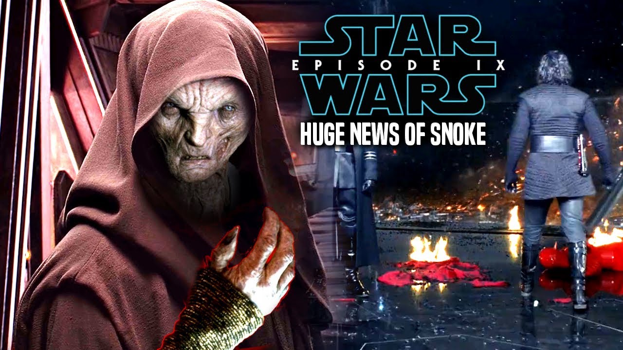 Star Wars! HUGE News Of Snoke & His Backstory (Star Wars News) - YouTube