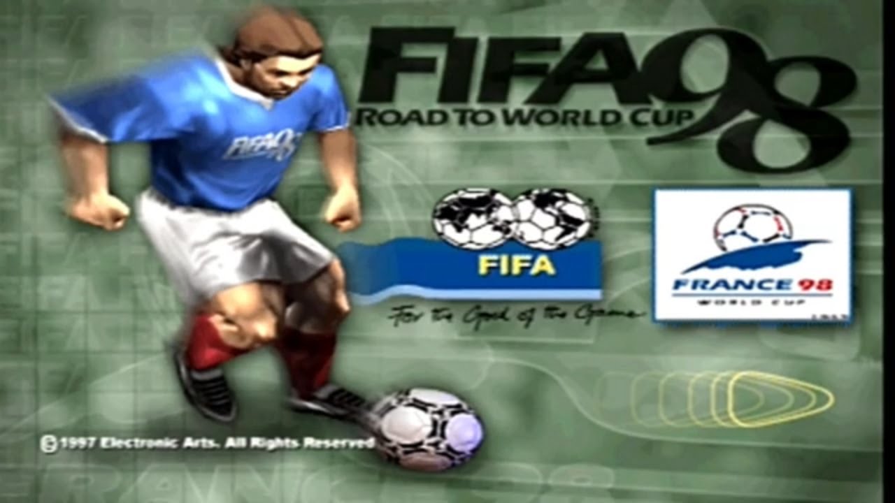FIFA 98 ROAD TO WORLD CUP (Versión Inglesa) PSX PS1 INTRO + MADRID VS ...