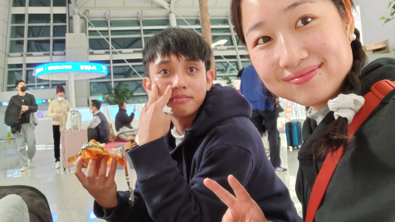 On The Plane Back to Philippines!! Saying Goodbyeee~~ ️🧳💺😥 - YouTube