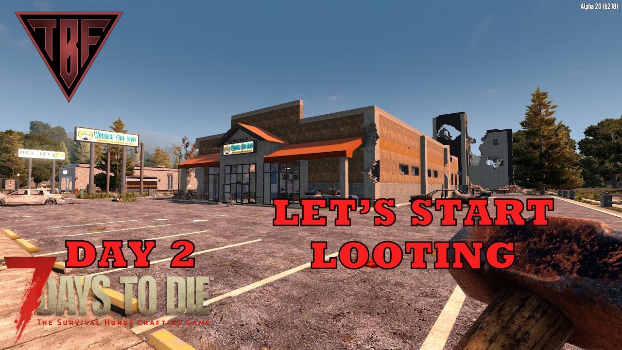 Day 2 was even better - Forge! - 7 Days to Die Alpha 20 7D2D A20 - YouTube