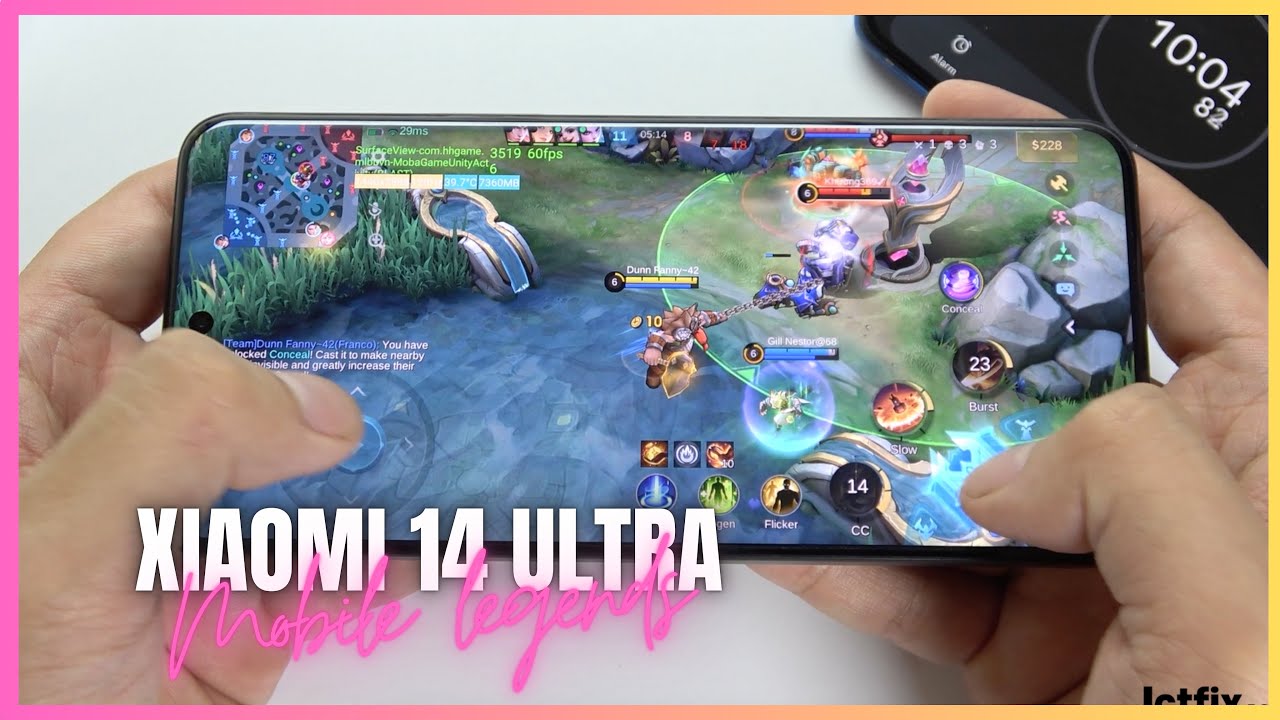 Xiaomi 14 Ultra Mobile Legends Gaming test MLBB | Snapdragon 8 Gen 3 ...