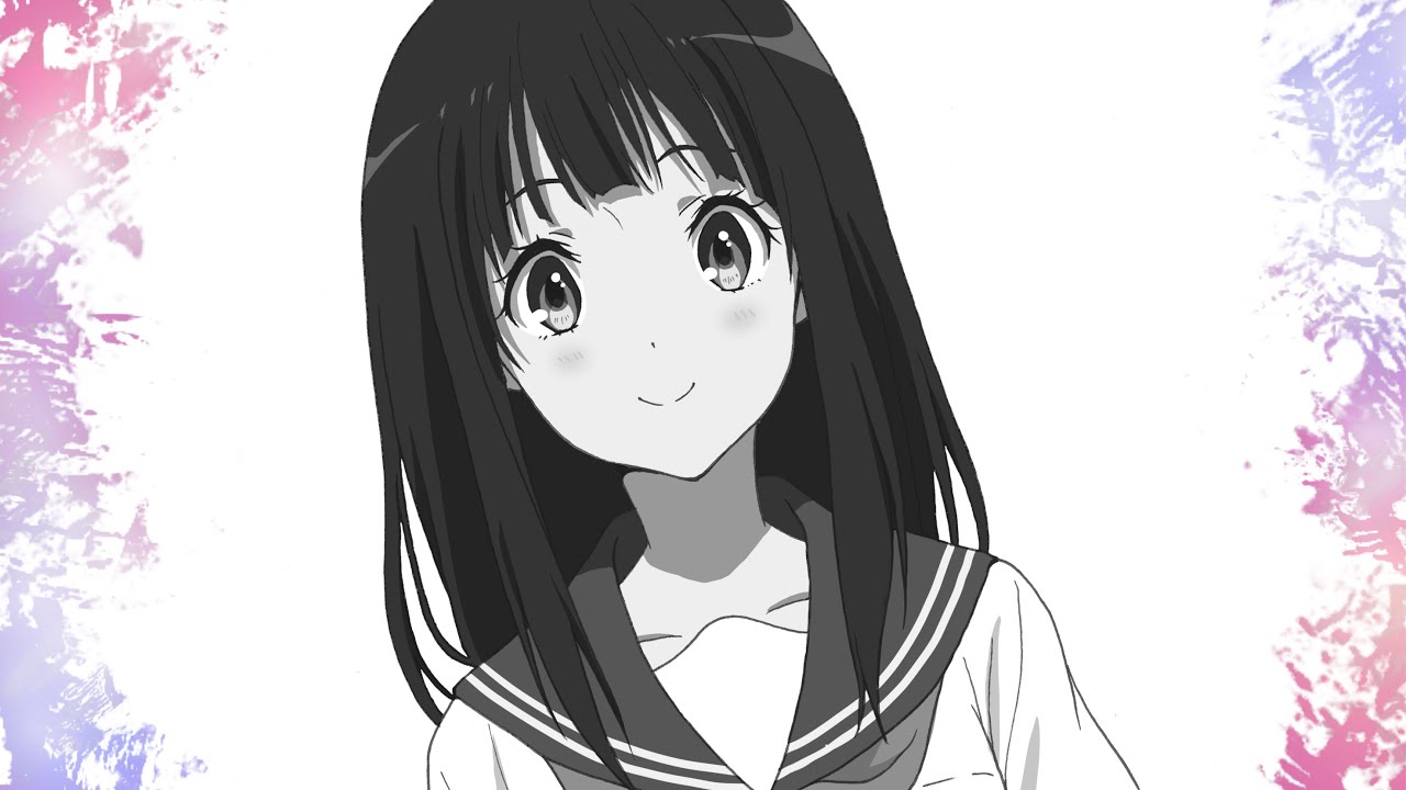 How to draw Eru Chitanda | Hyouka | Step by step Tutorial - YouTube