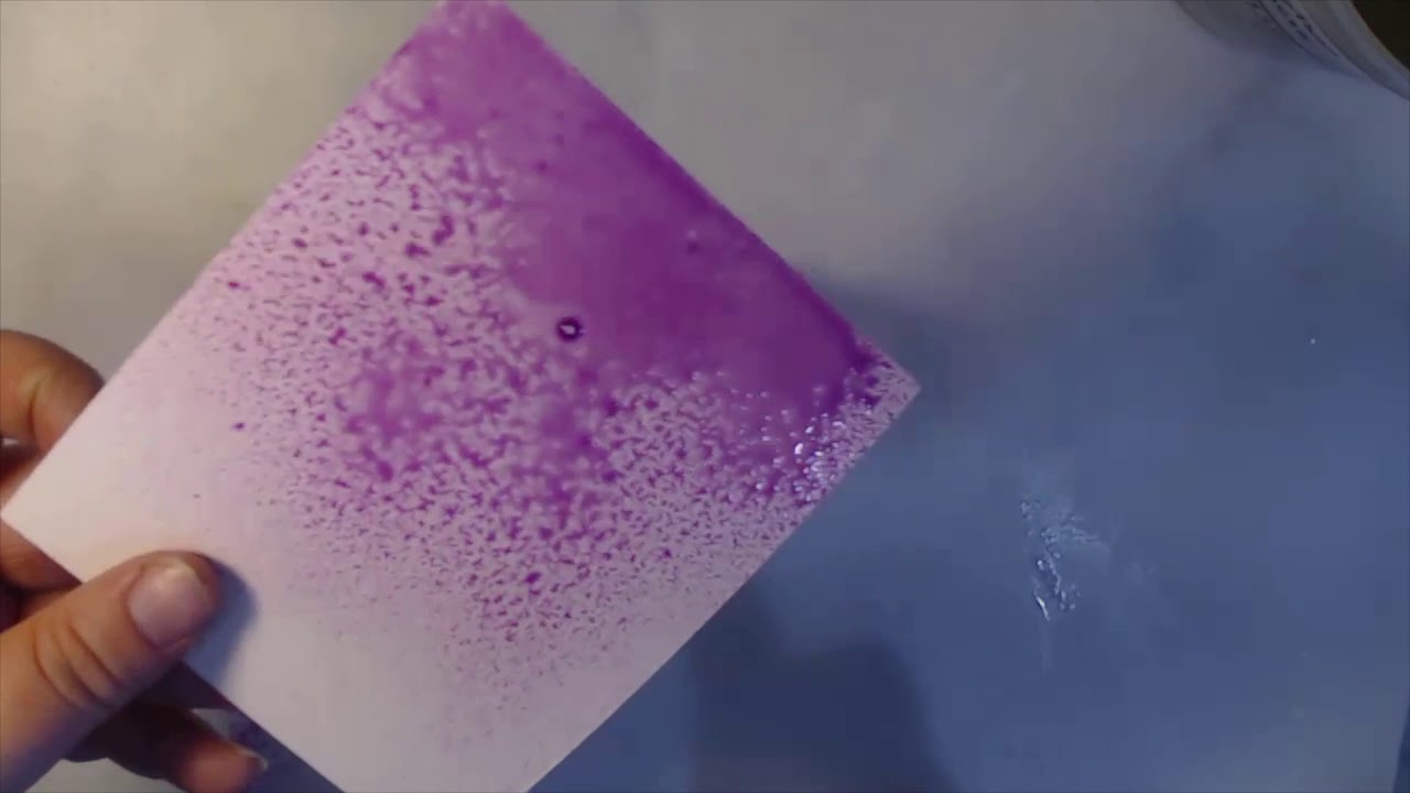 DIY liquid watercolor spray Perfect for stencil backgrounds - YouTube