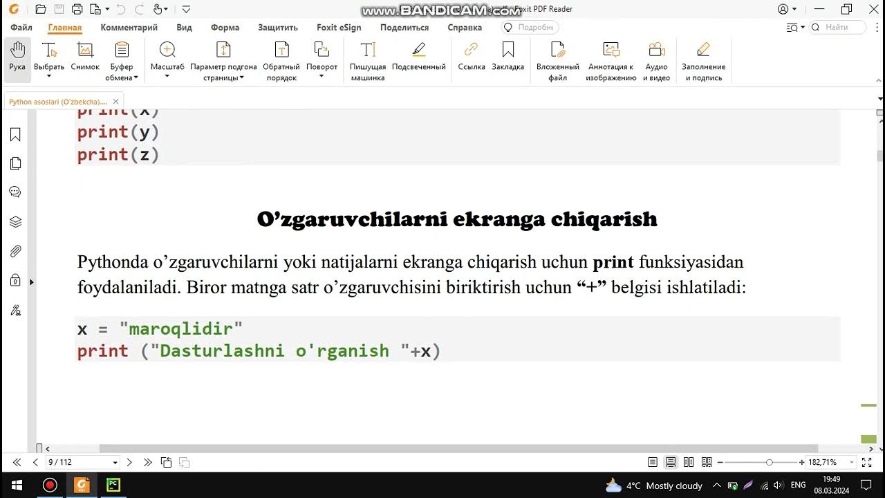 Python Darslari 3 dars - YouTube