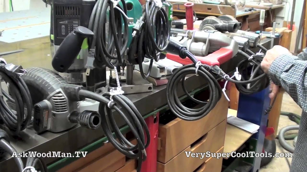 753. Power Cord Manager (1 of 3) End The Madness! - DIY Project - YouTube