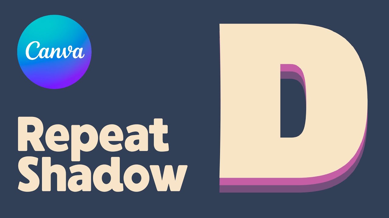 Repeat Text Effect in Canva - YouTube
