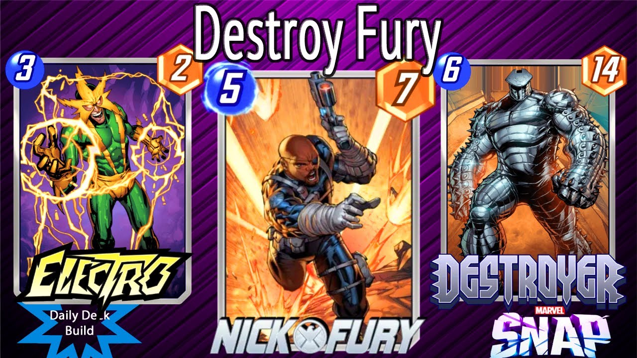 Destroying Fury - Electro Ramp Deck - Marvel Snap Gameplay - YouTube