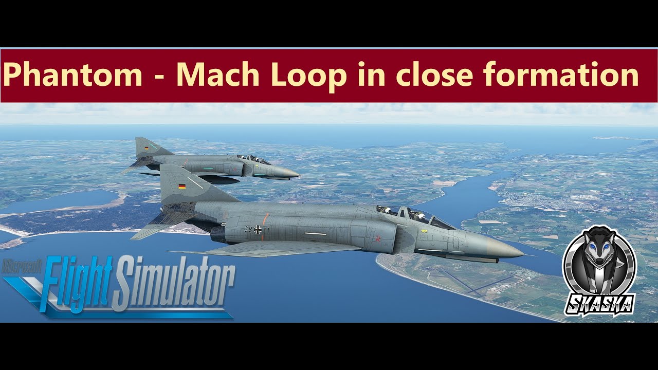 Microsoft Flight Simulator 2020! - F-4 Phantom - Mach Loop- close formation - YouTube
