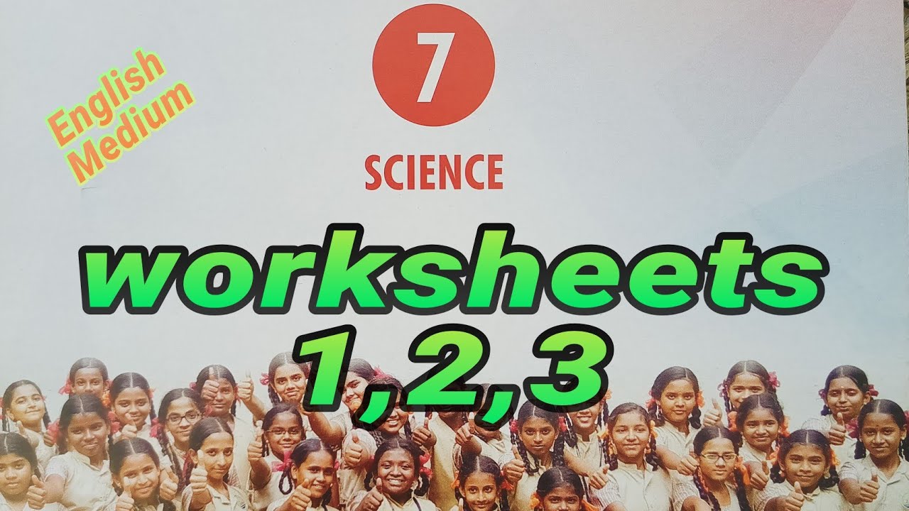 7th STD Science worksheets 1to 4 EM answer key @rishtvtamil - YouTube