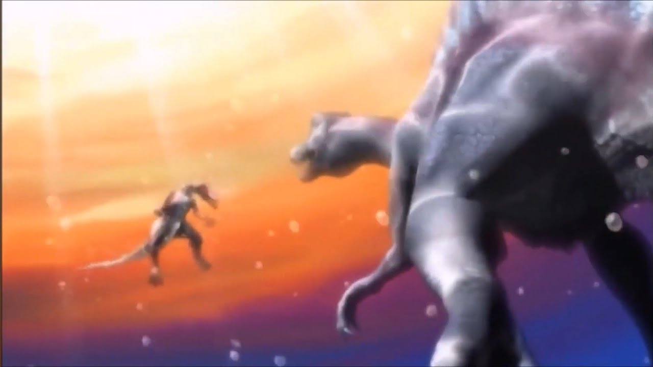 Dino Rey Batalla De Spiny VS Baryonyx - YouTube