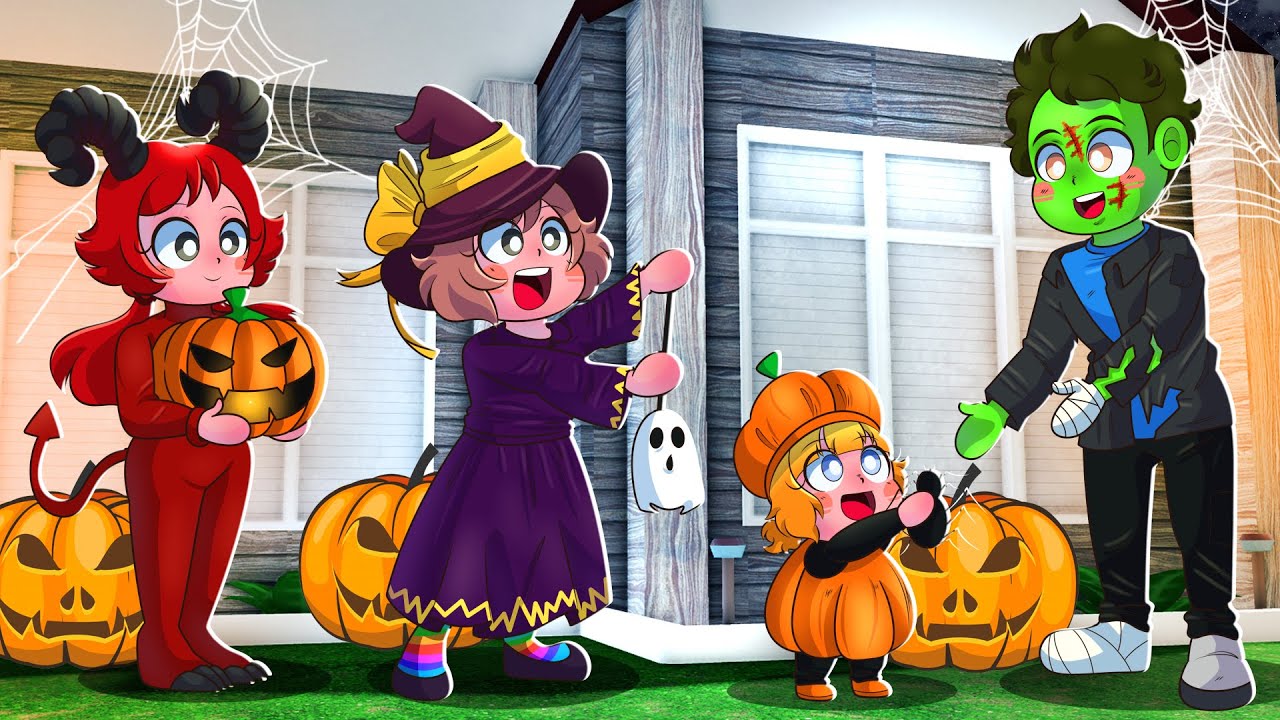 Roblox Roleplay | Our Halloween Night! - YouTube