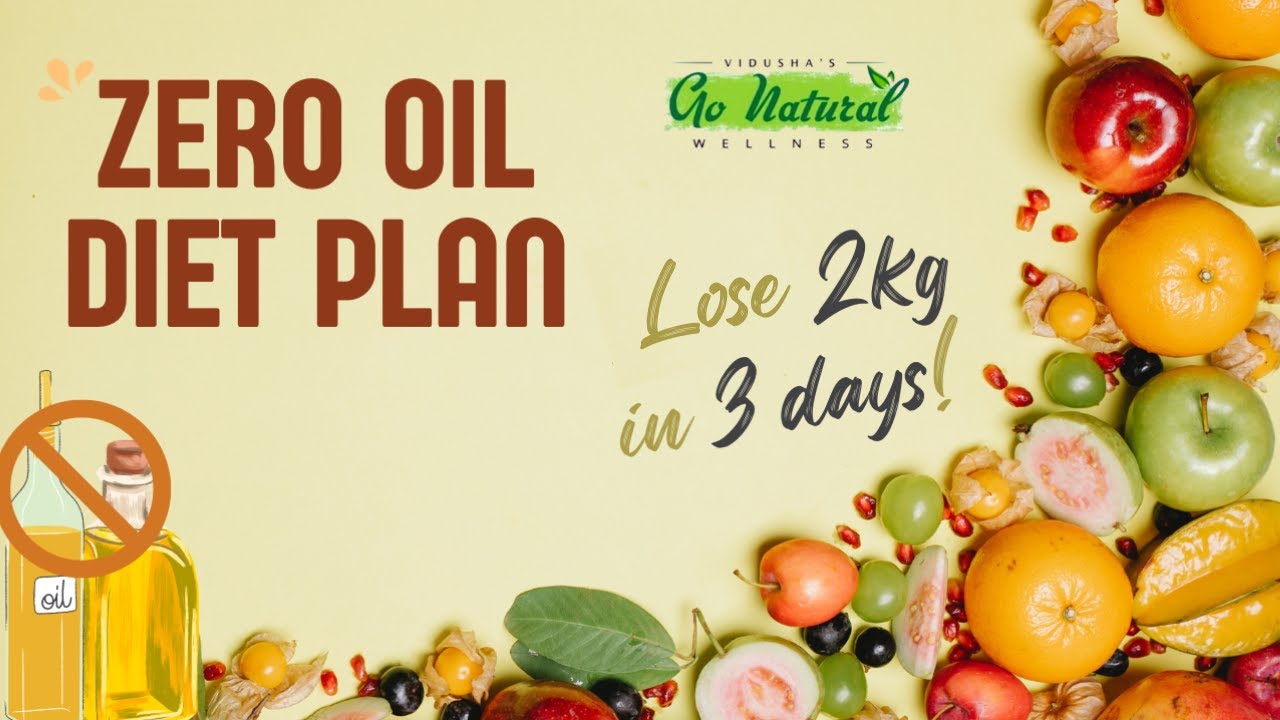 Healthy and Delicious No-Oil Diet Plan for Sustainable Weight Loss ...