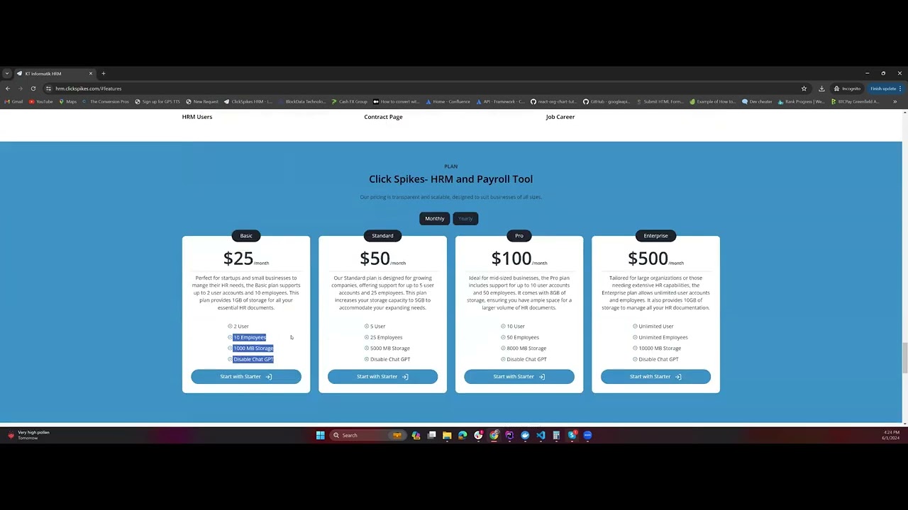 01 Landin Page - ClickSpikes HRM | Tutorial To Use - YouTube