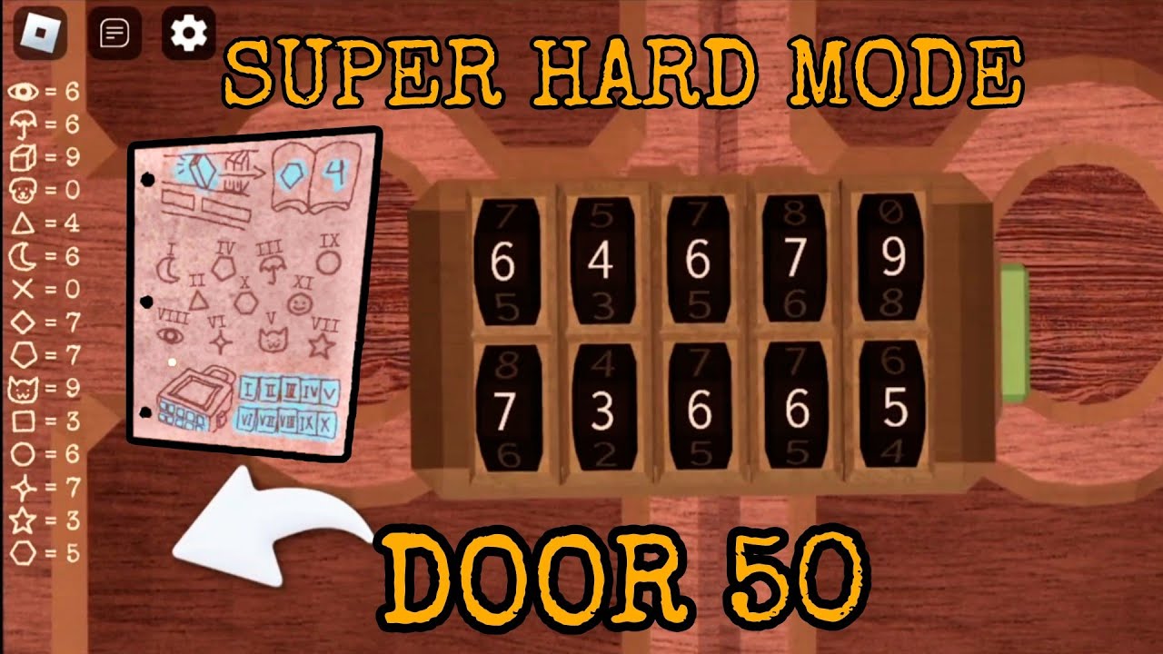 Door 50 uncut | Roblox Doors Super hard mode - YouTube