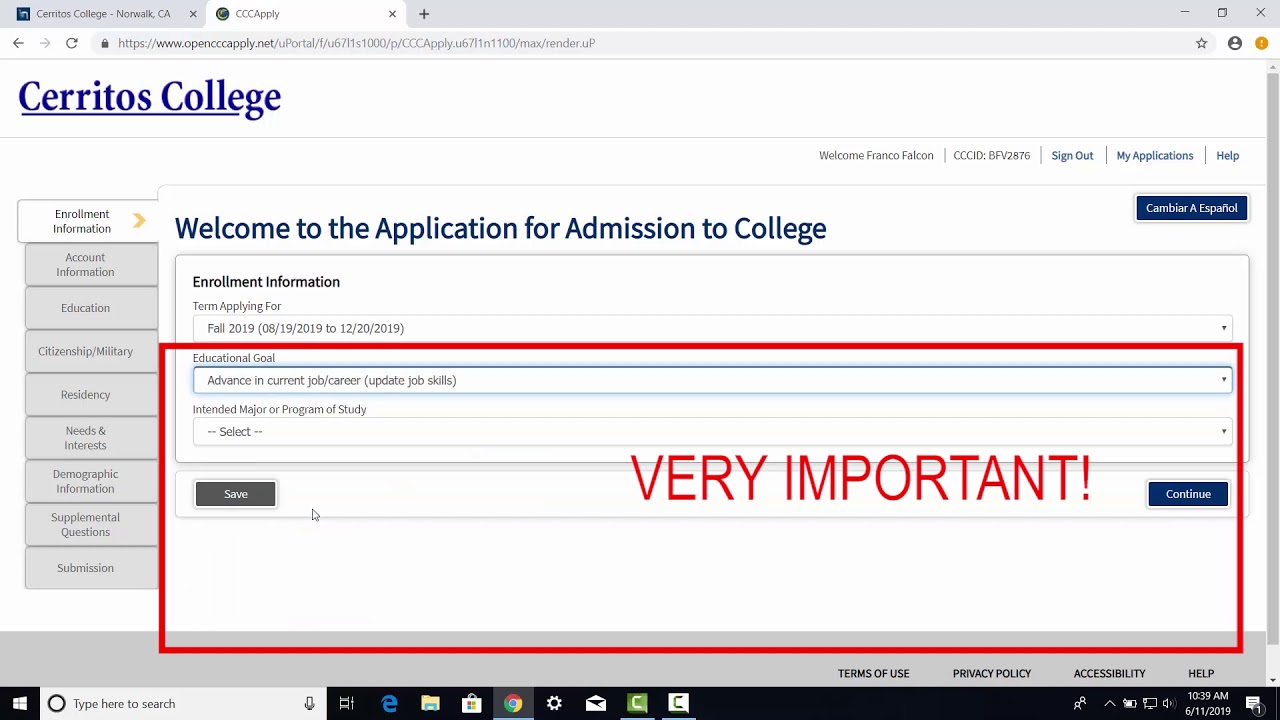 How to Fill Out the Application to Enroll in the Retail Management Program at Cerritos College ...