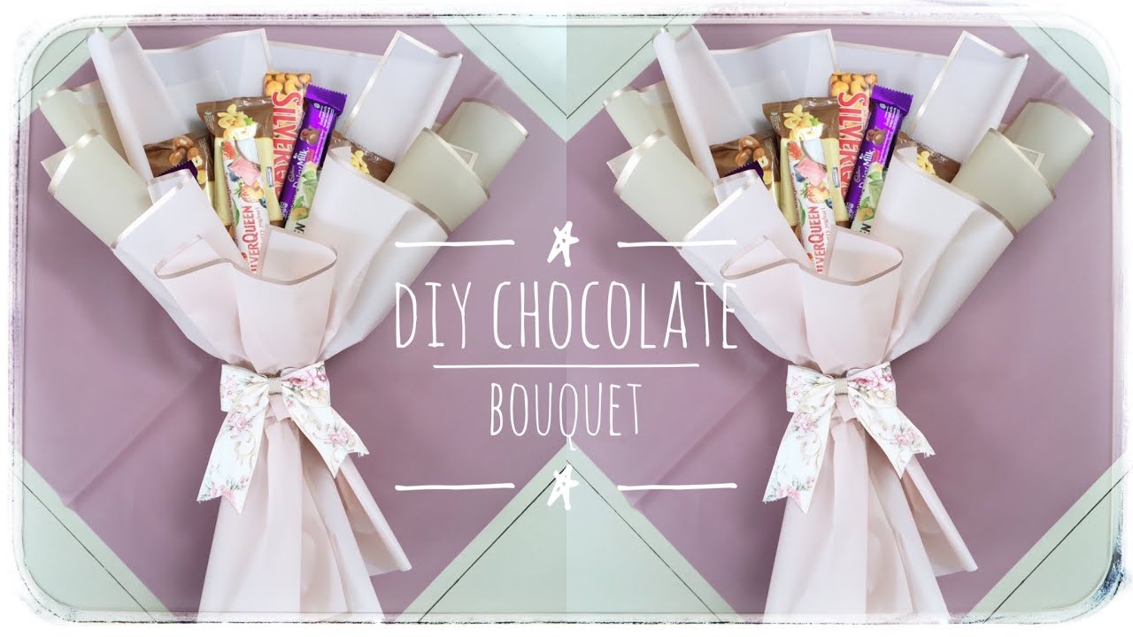 DIY Chocolate Bouquet | Tutorial Buket Coklat | Cara Membuat Buket ...