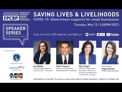 FPCBP Speaker Series- Covid19: Government Support for Small Businesses - YouTube