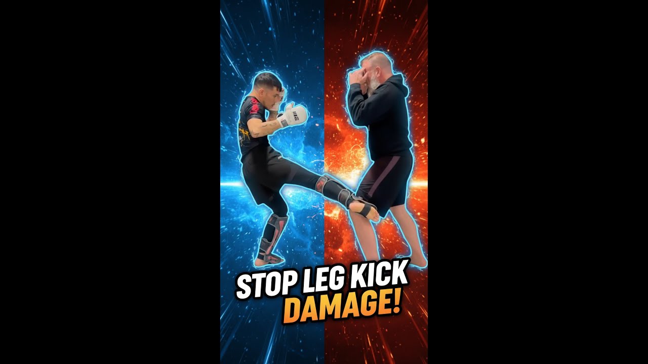 How to Survive the Leg Kick - The Settle Defense Strategy #shorts - YouTube