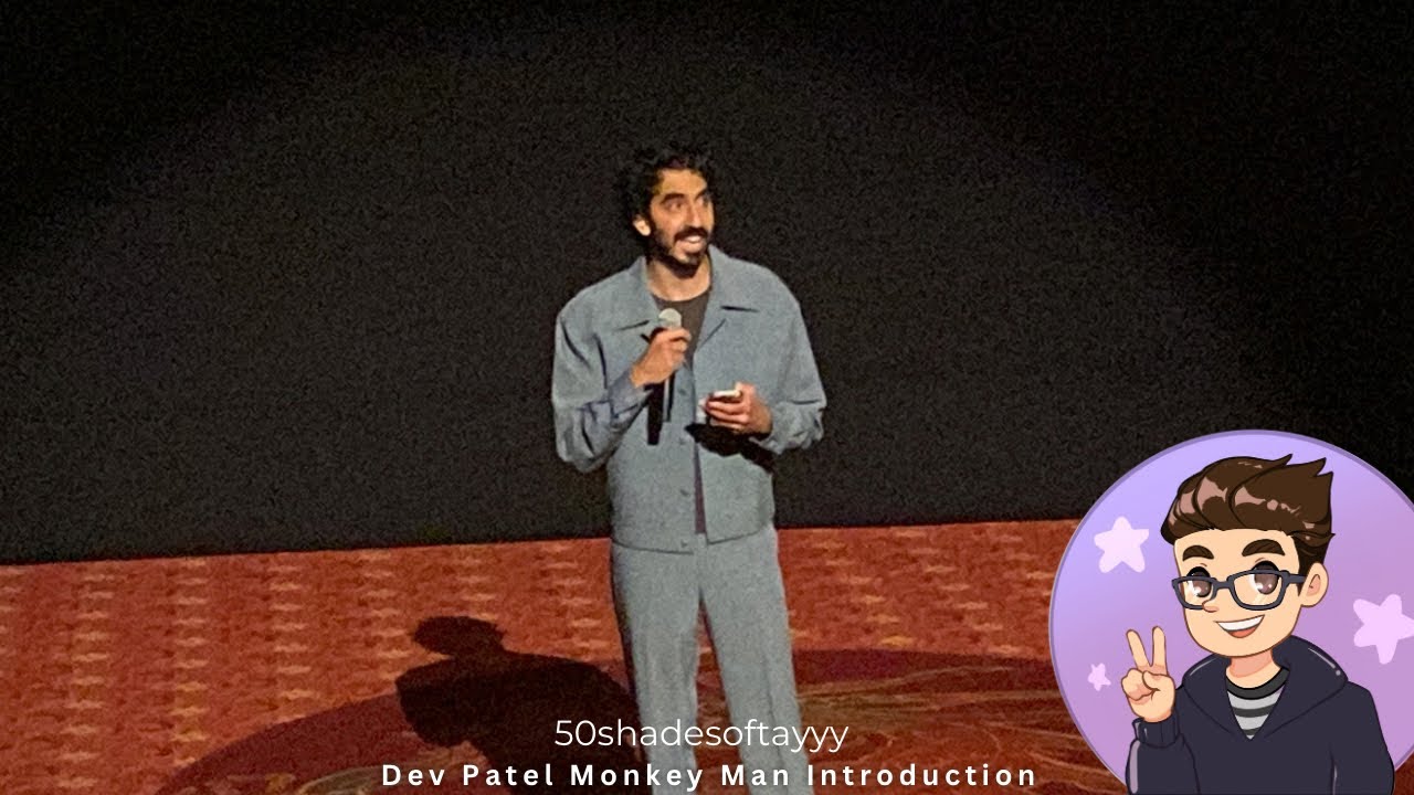 Dev Patel “Monkey Man” Introduction - YouTube