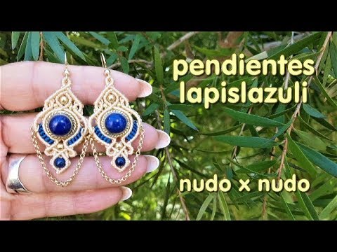 PENDIENTE DE MACRAMÉ l TUTORIAL PASO A PASO - YouTube