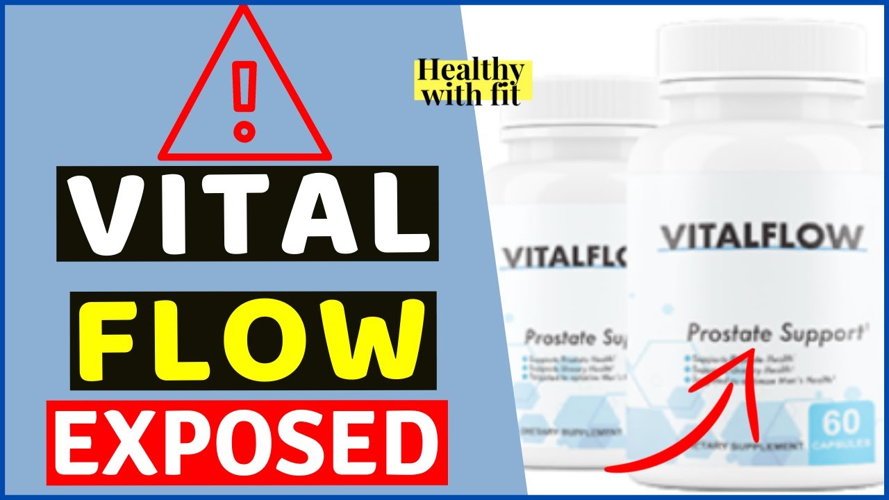 5 Bottles Vitalflow Prostate Advanced Formula Support Supplement