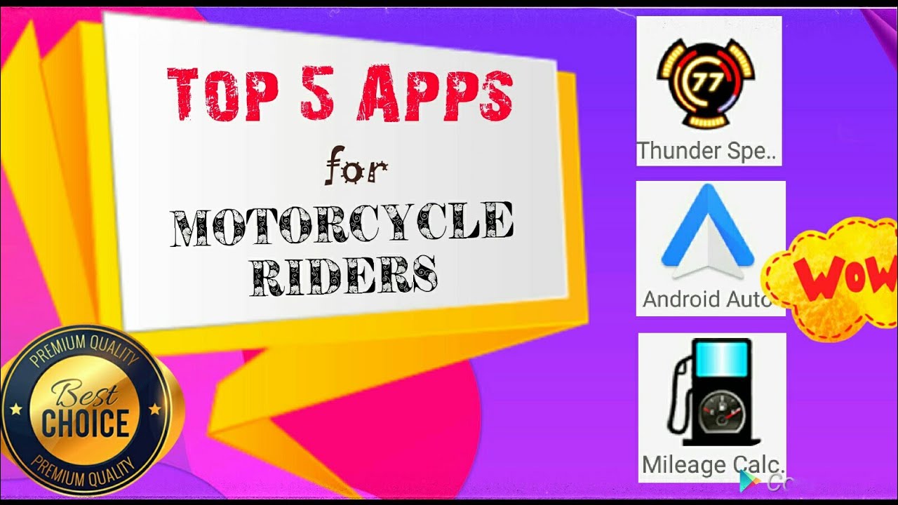Best Apps for Motorcycle or Bike Riders - Custom Dashboard For ...