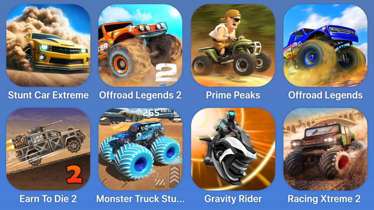 Stunt Car Extreme,Offroad Legends 2,Prime Peaks,Offroad Legends,Earn To ...