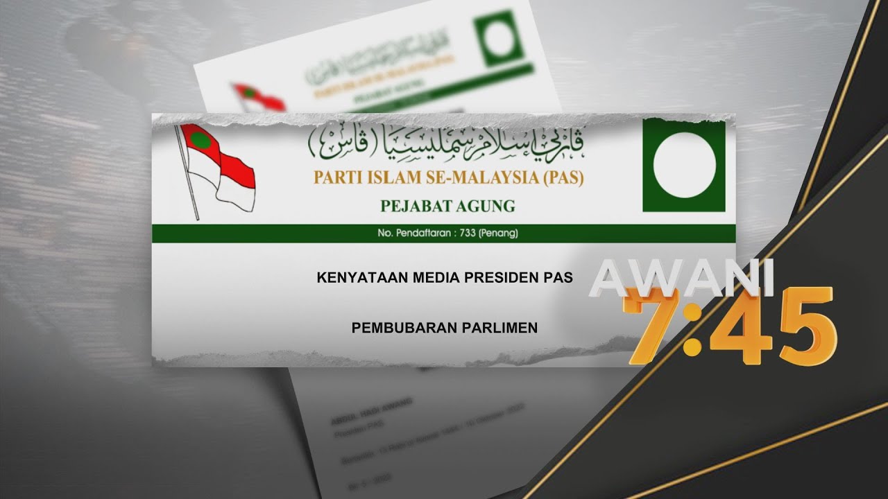 PRU15 | Pas kecewa Parlimen dibubar dalam keadaan tergesa-gesa - YouTube