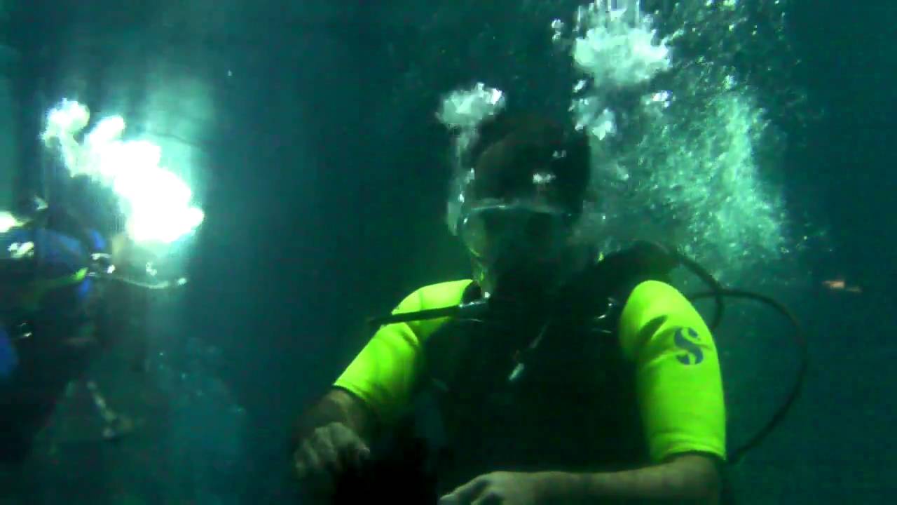 Epcot Center Shark Tank Scuba Diving - YouTube