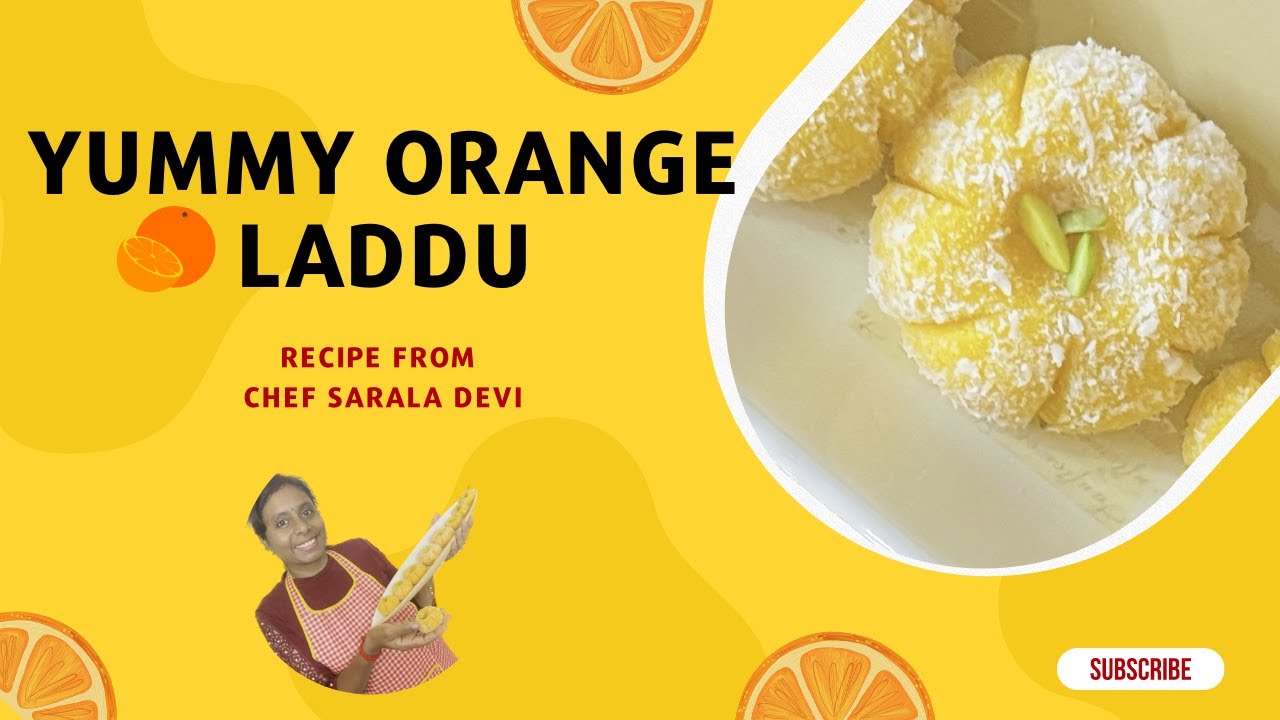 Orange laddu Recipe In Tamil l Jain Coconut Orange Laddu Sweet l Unique ...
