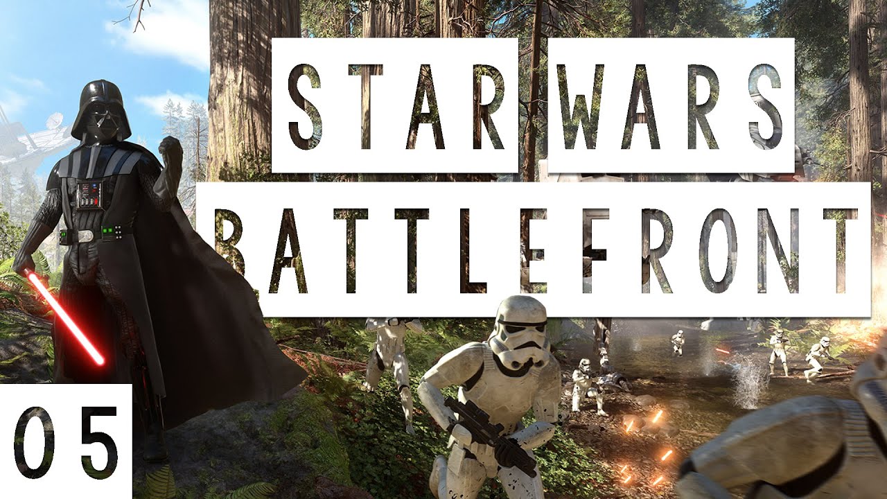Star Wars Battlefront Gameplay - #05 - AT-AT Rodeo! - Let's Play - YouTube