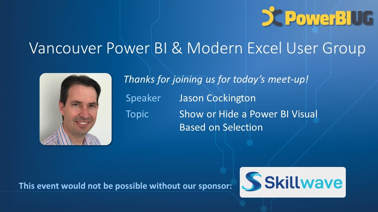 Show or Hide a Power BI Visual Based on Selection | Jason Cockington ...