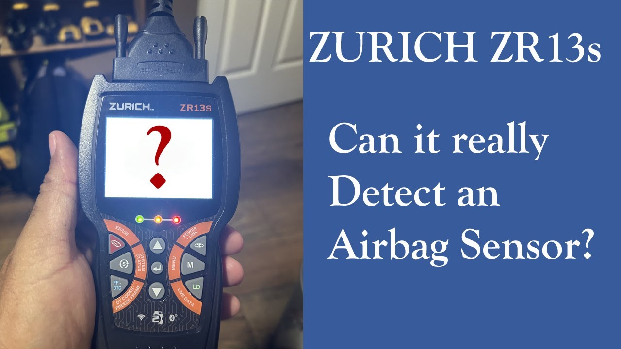 ZURICH ZR13s Can it really Detect an Airbag Sensor? - YouTube