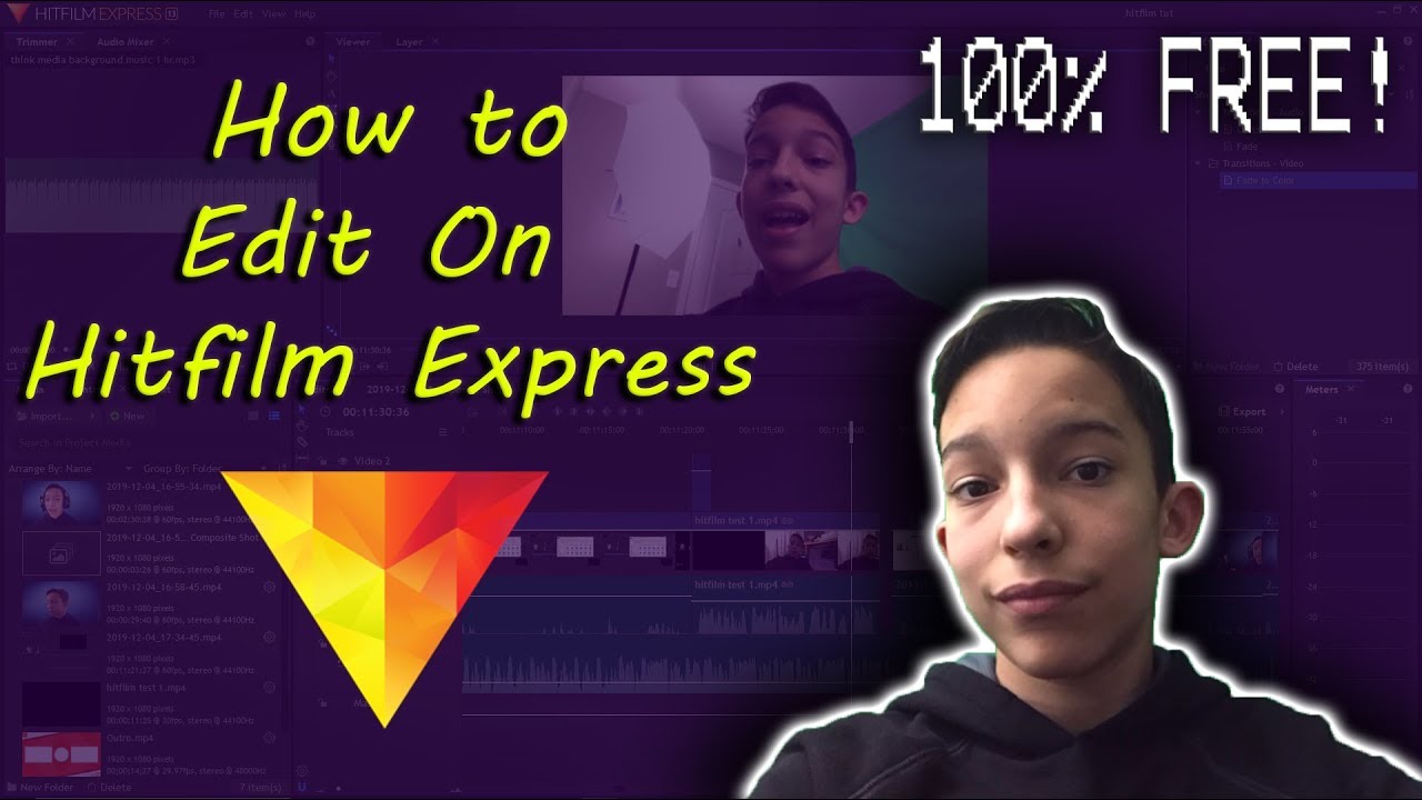How to Use Hitfilm Express | Best FREE Video Editor for PC - YouTube