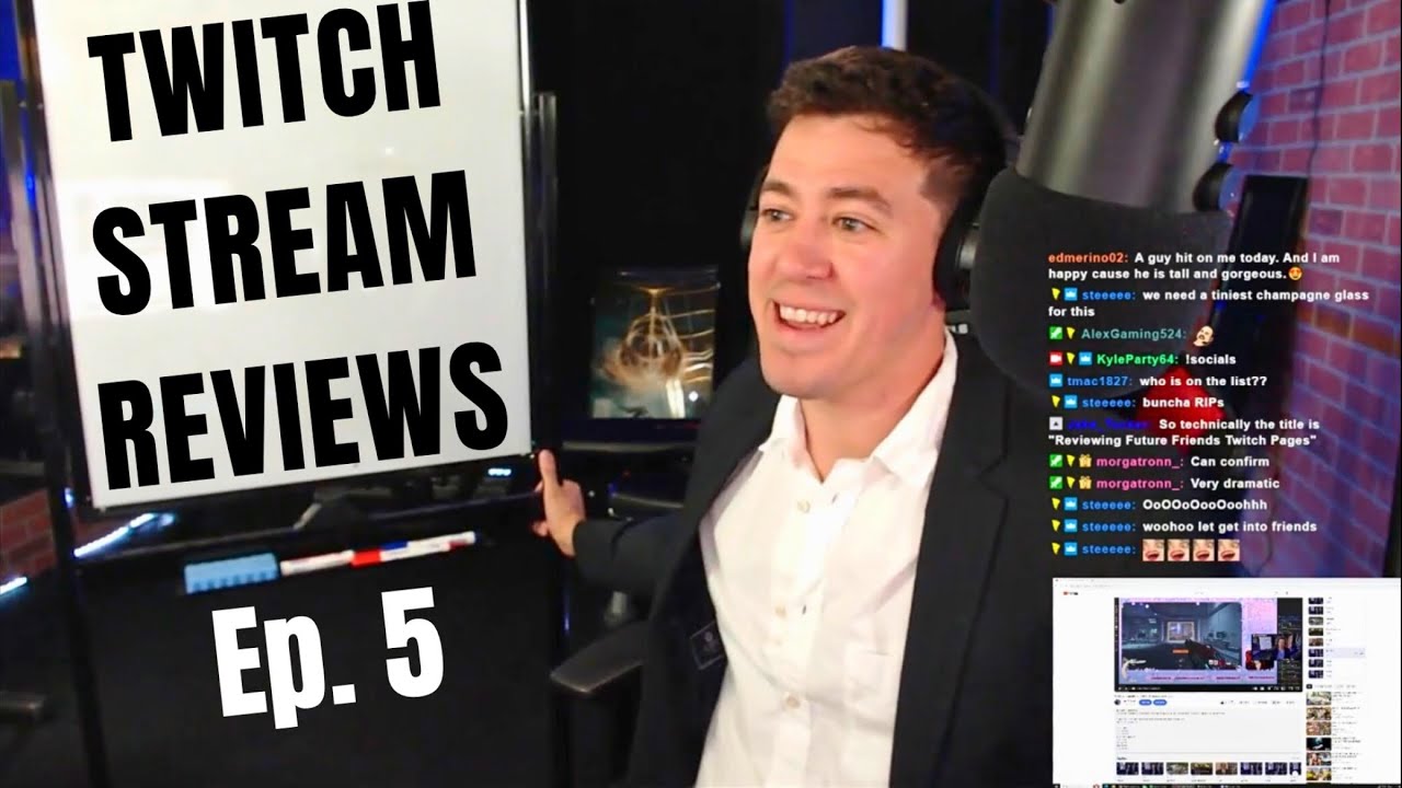 Reviewing Small Streamers Twitch Pages ep 5 - YouTube