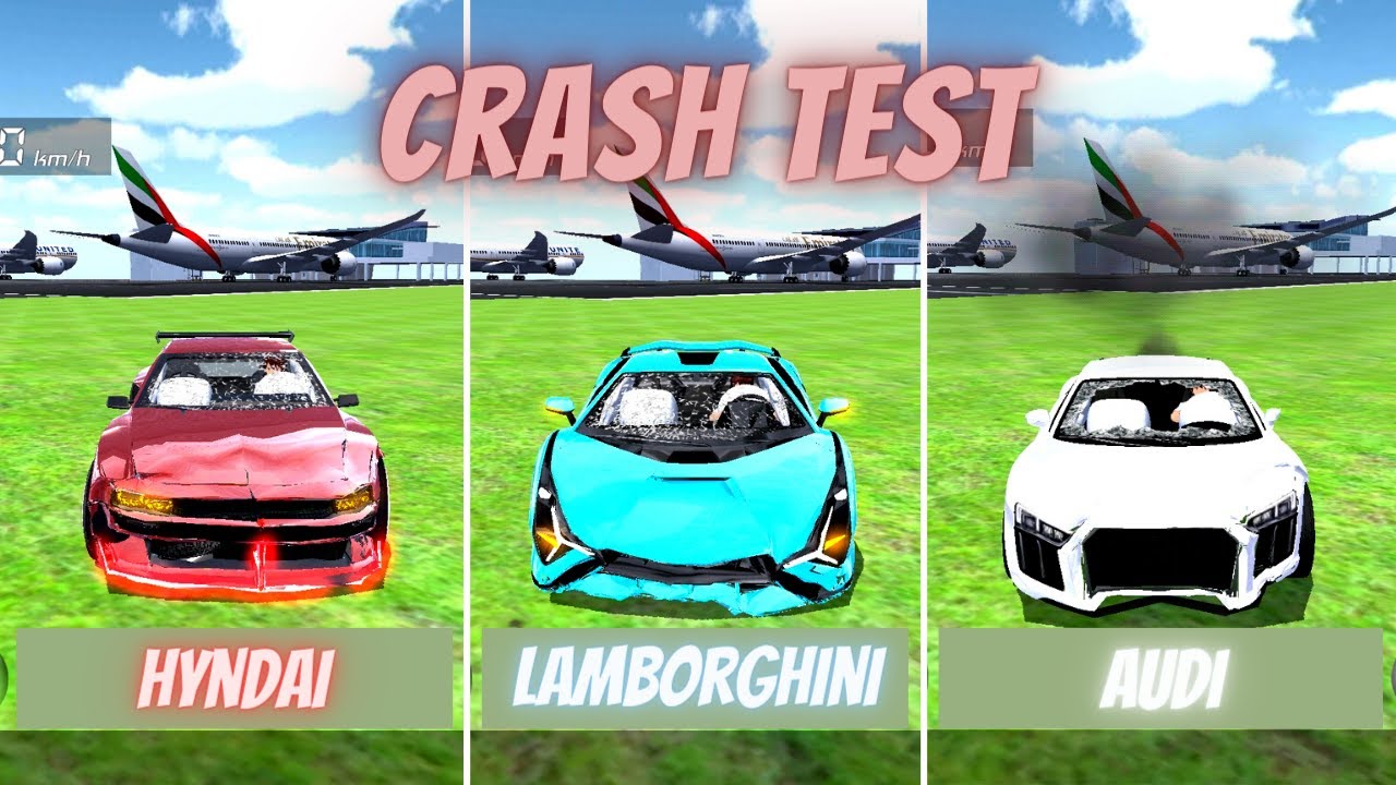 Funny Driving Car Games 3D - Crash Test - 3D Driving Class - YouTube