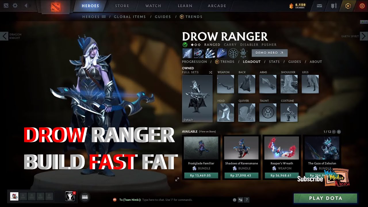 DROW RANGER BUILD FAST | DOTA 2 - YouTube