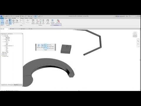 Revit 2023 basic family Sweeps and Blends - YouTube