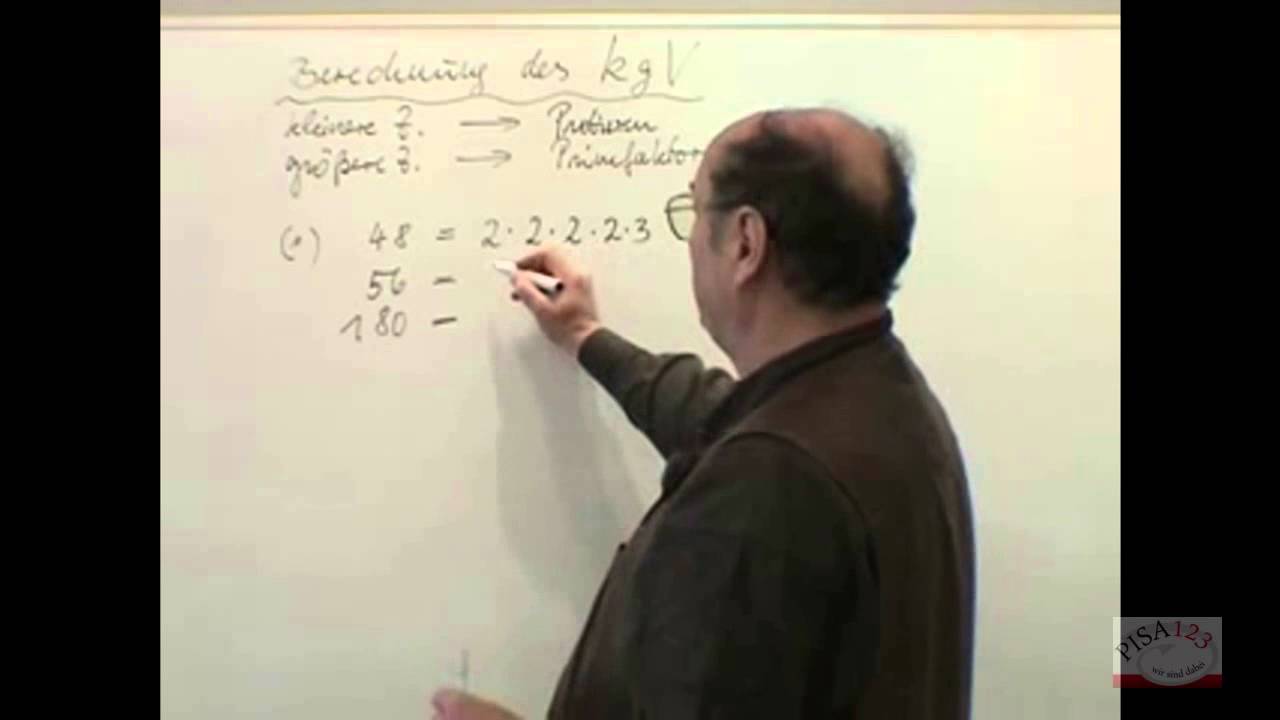 616 - Berechnung des kgV (kleinstes, gemeinsames Vielfache) Teil 1 von ...