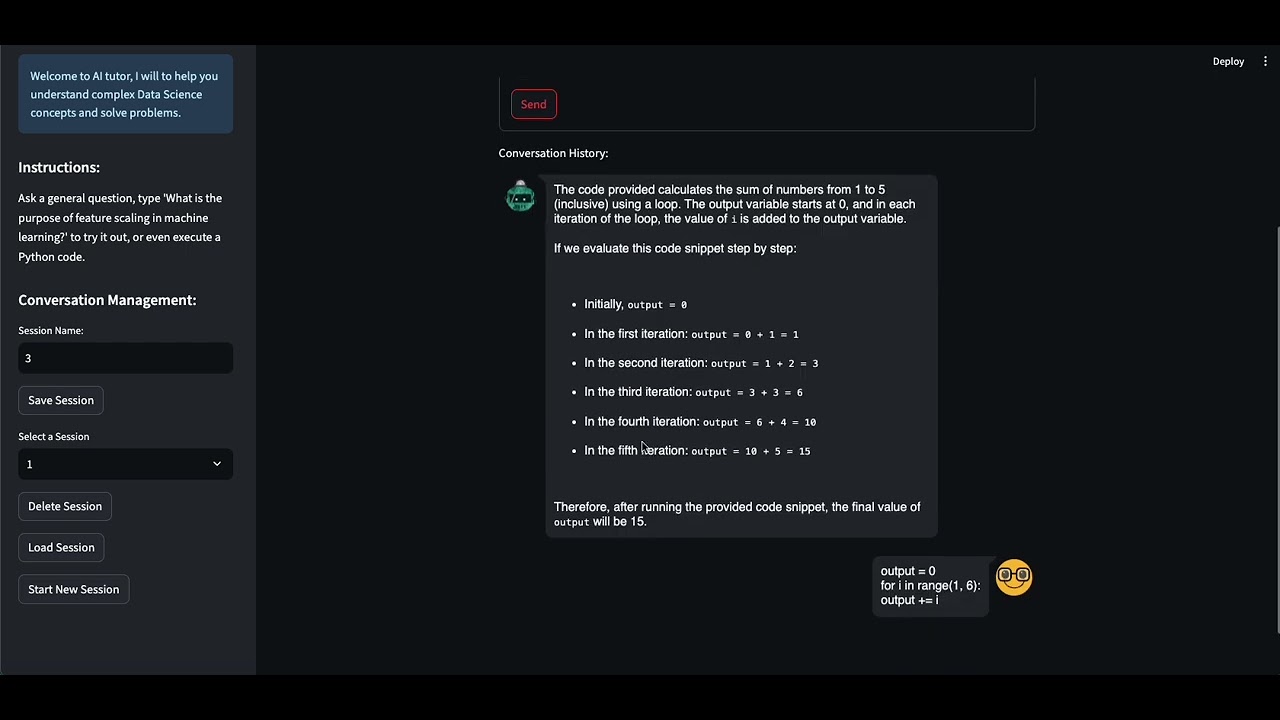 Data Science Tutor Chatbot - YouTube