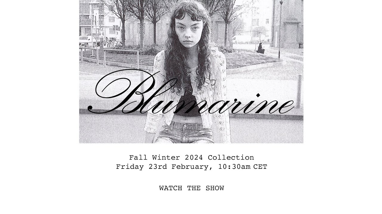 Blumarine Fall Winter 2024 Show - YouTube