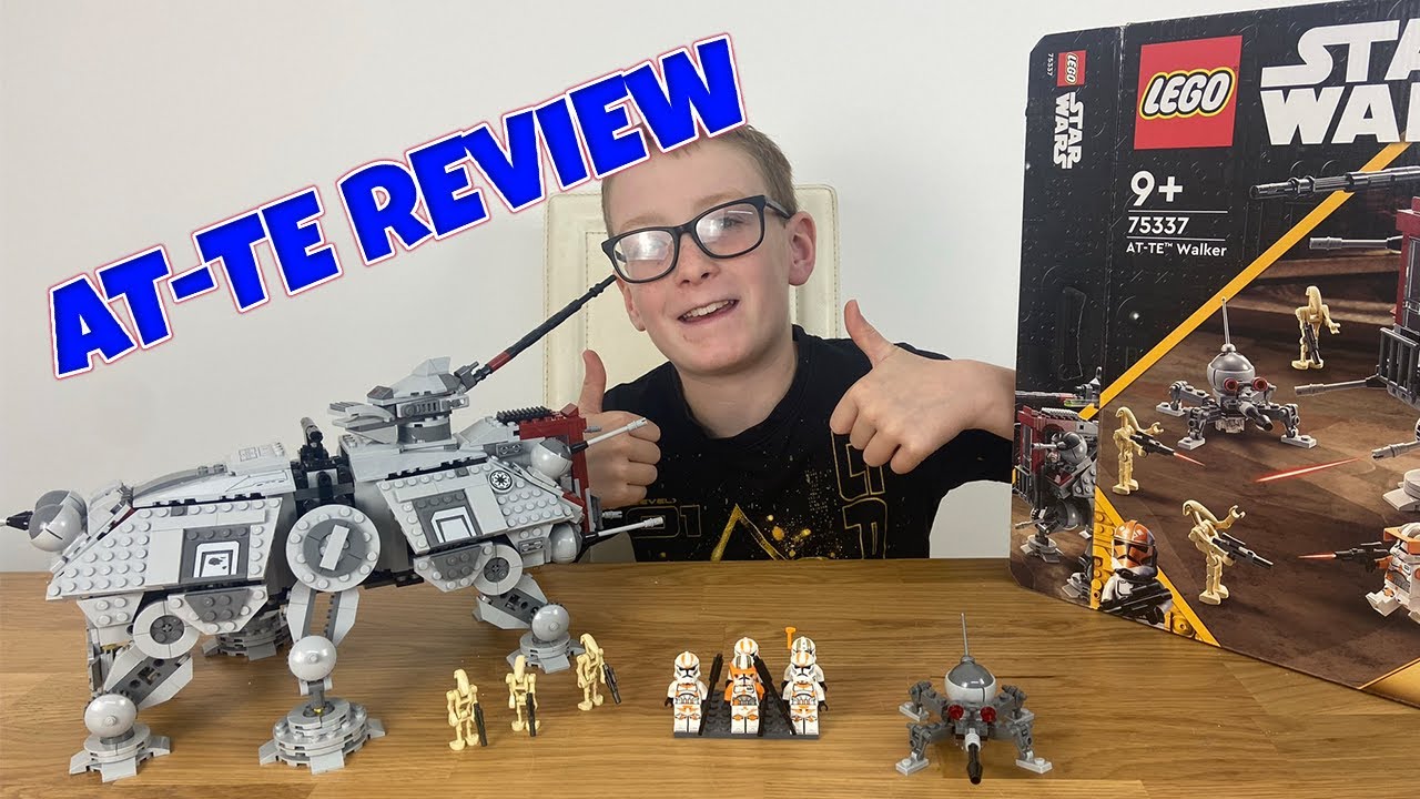 Star Wars AT-TE Walker Review and play - YouTube