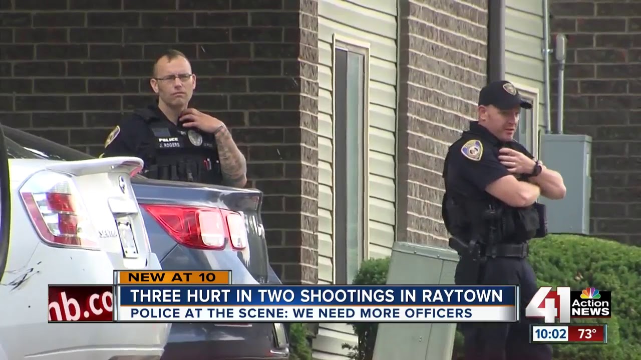 Three hurt in two shootings in Raytown - YouTube