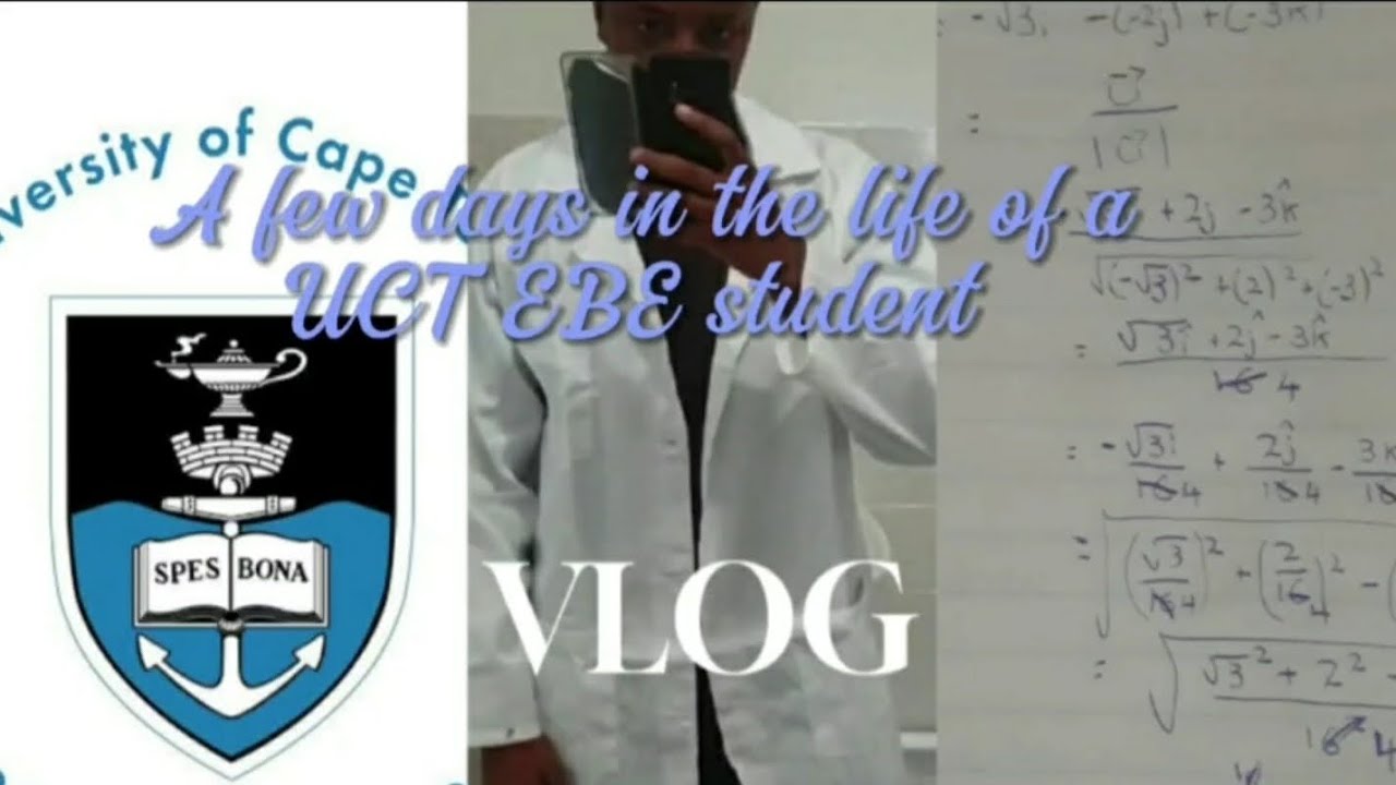 A few days in the life of a UCT EBE student| civil engineering|res life ...