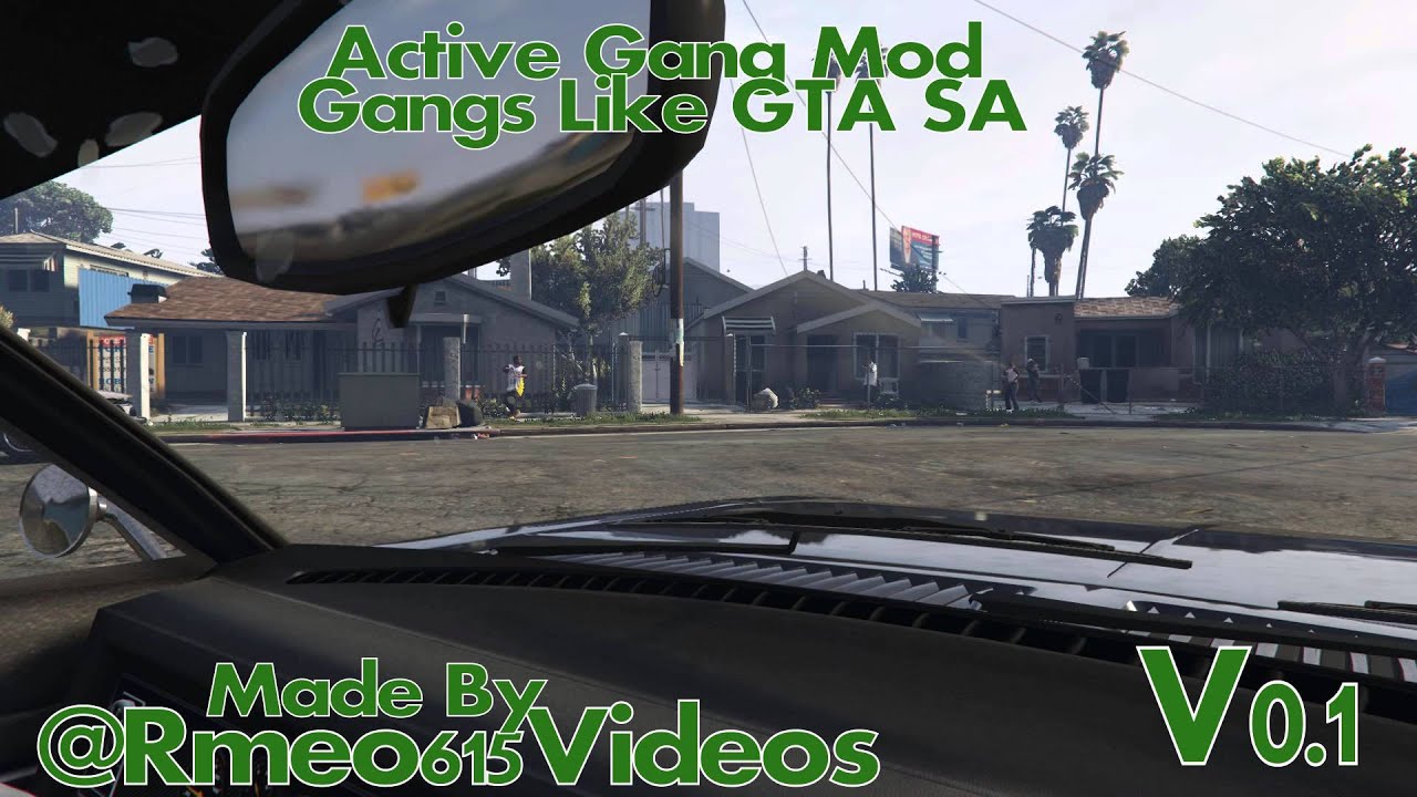 GTA 5 Active Gang Mod - YouTube
