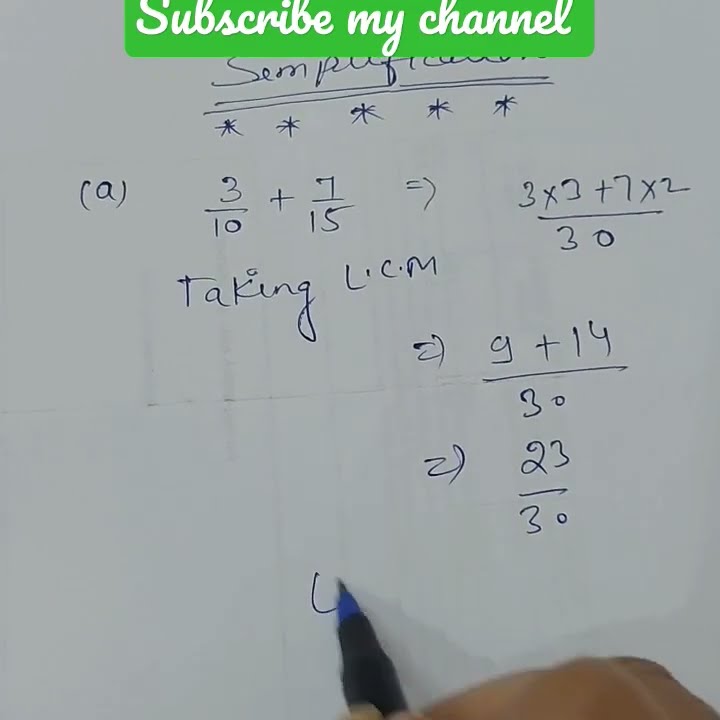 Fraction Simplification Series #math #shortvideo #shortsvideo - YouTube