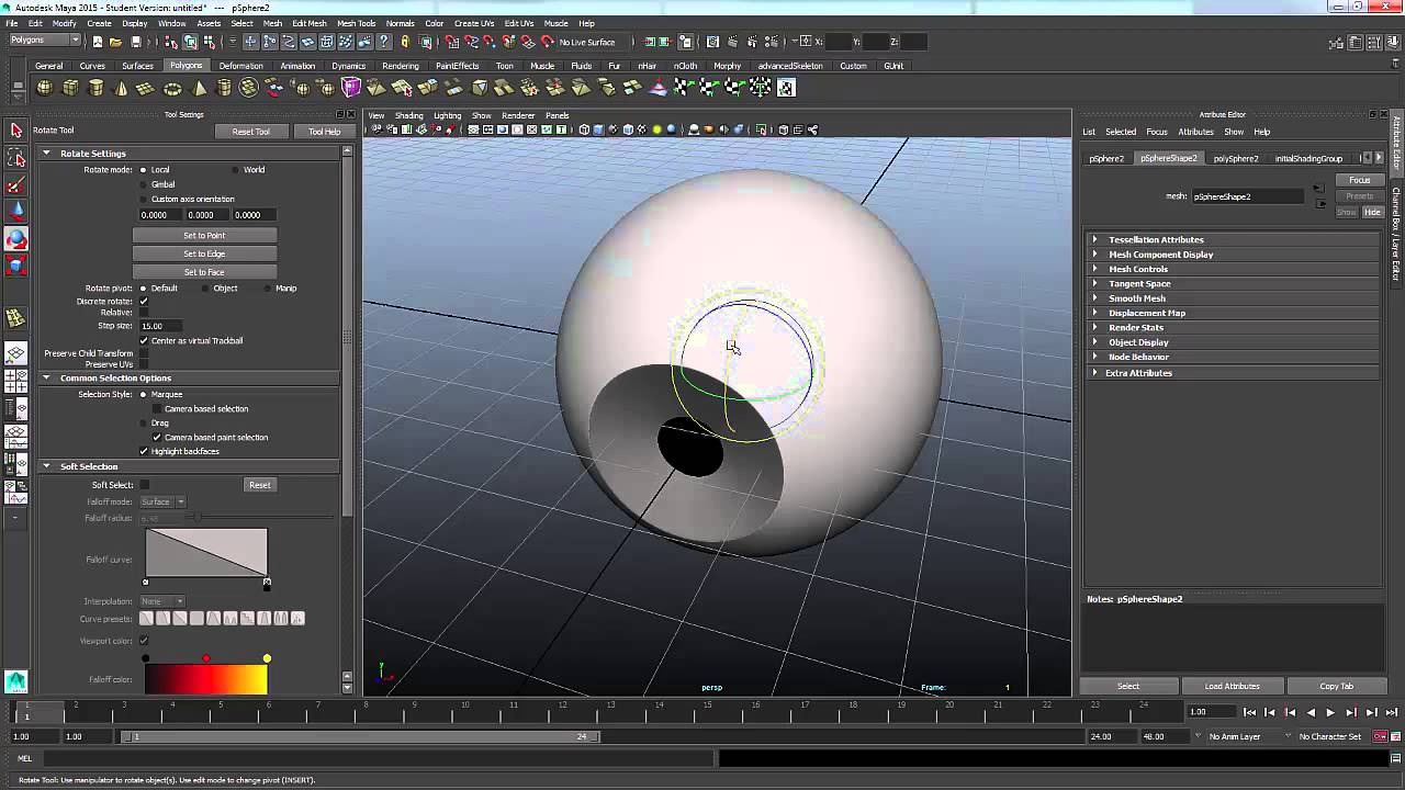 Modeling an Eye in Maya - YouTube
