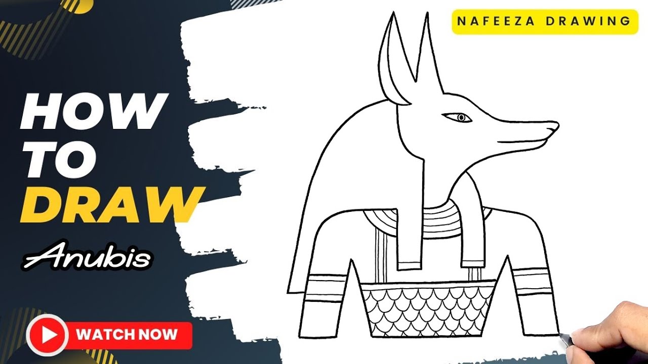 How to draw Anubis - YouTube