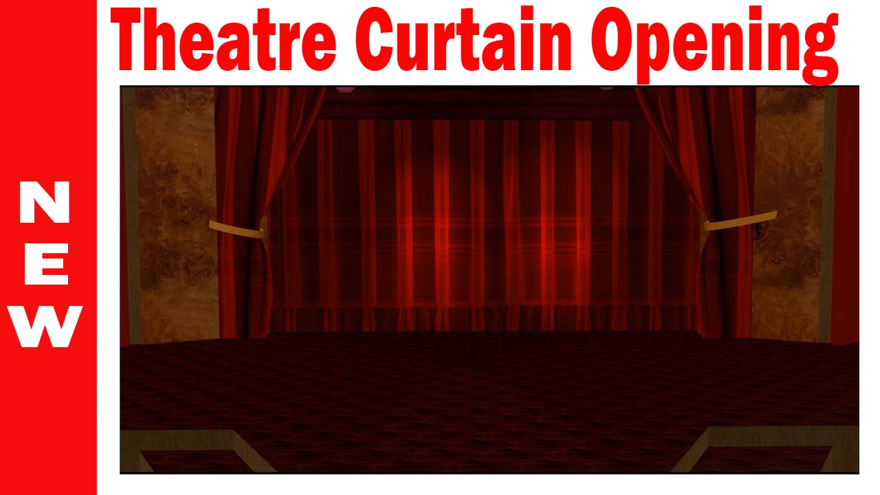 Theatre Curtain Opening | HD Footage - YouTube