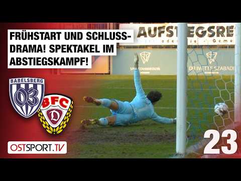 Frühstart und Schluss-Drama! SPEKTAKEL im Abstiegskampf! Babelsberg - BFC | Regionalliga Nordost